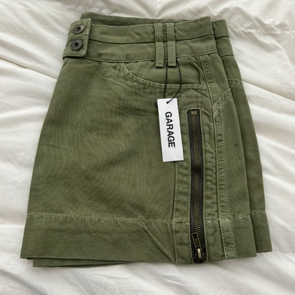 Garage | Skirts | Garage Mini Skirt Army Green | Poshmark